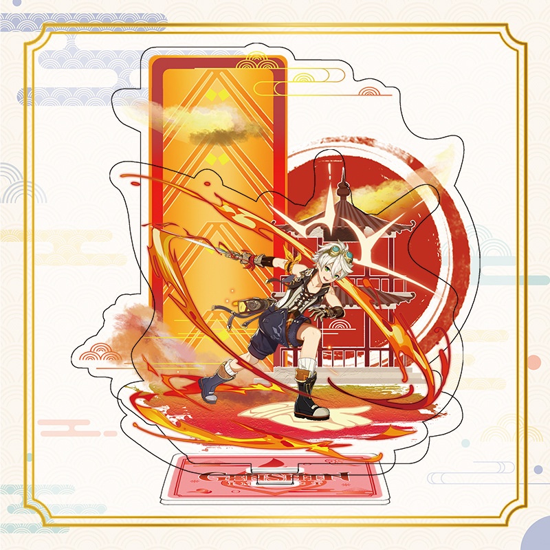 Genshin impact stand double layer stand Acrylic stand genshin impact ...
