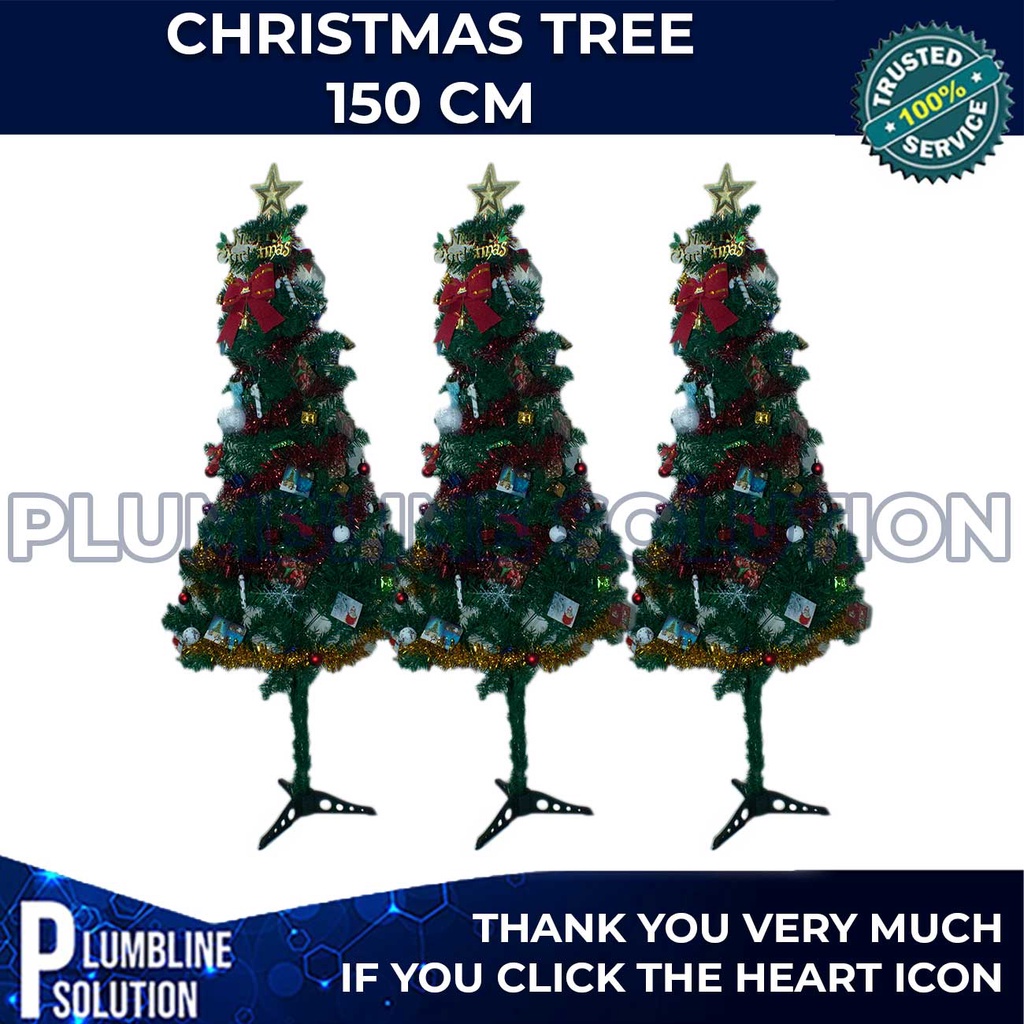 Assorted Christmas Tree With Stand Green Decoration Christmas Season ...