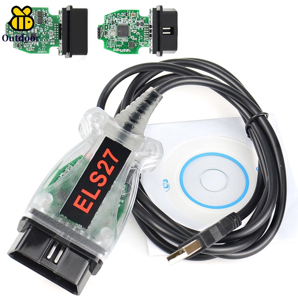 ELS27 Diagnostic Cable Automotive OBD2 Scanner Tool for Ford Coding Car ...