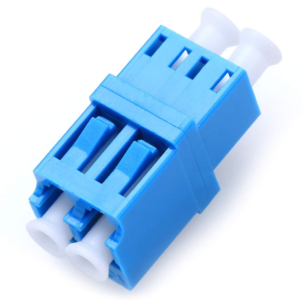 Fiber optic LC-LC duplex high and low head flange Couplers and adapters ...