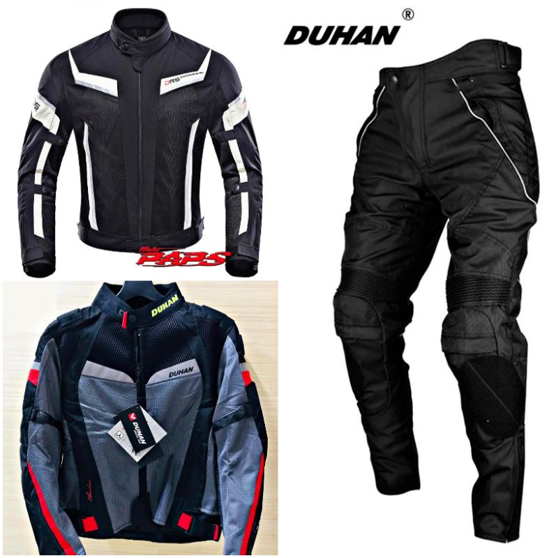 DUHAN RIDING JACKETS & PANTS - AS RIDERS JACKET | Shopee Philippines