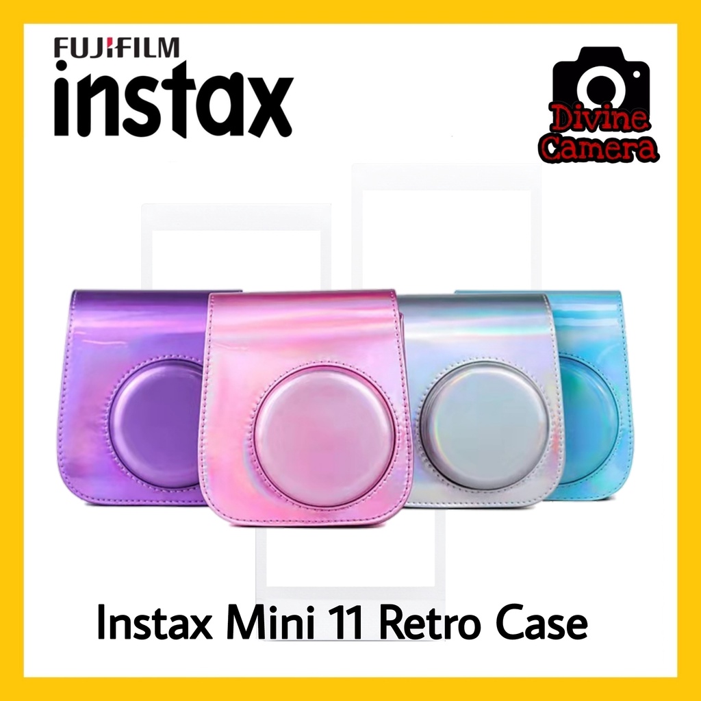 Fujifilm Instax Mini 11 /12 Camera Retro Case Bag PU Leather | Shopee ...