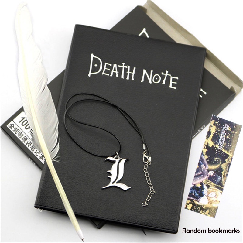Death Note anime Death notebook with necklace and pen | Shopee Philippines