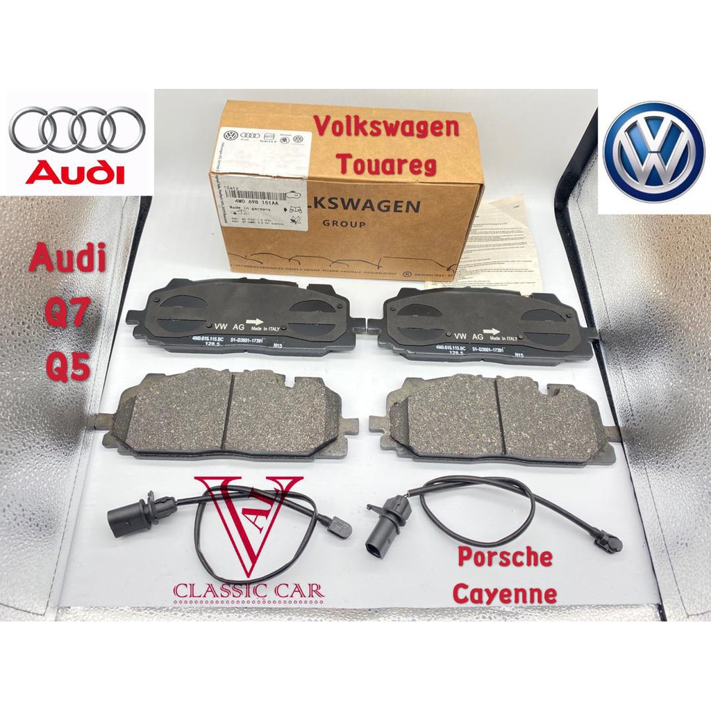 AUDI Q5 Q7 VOLKSWAGEN TOUAREG PORSCHE CAYENNE DISC BRAKE PAD FRONT ...