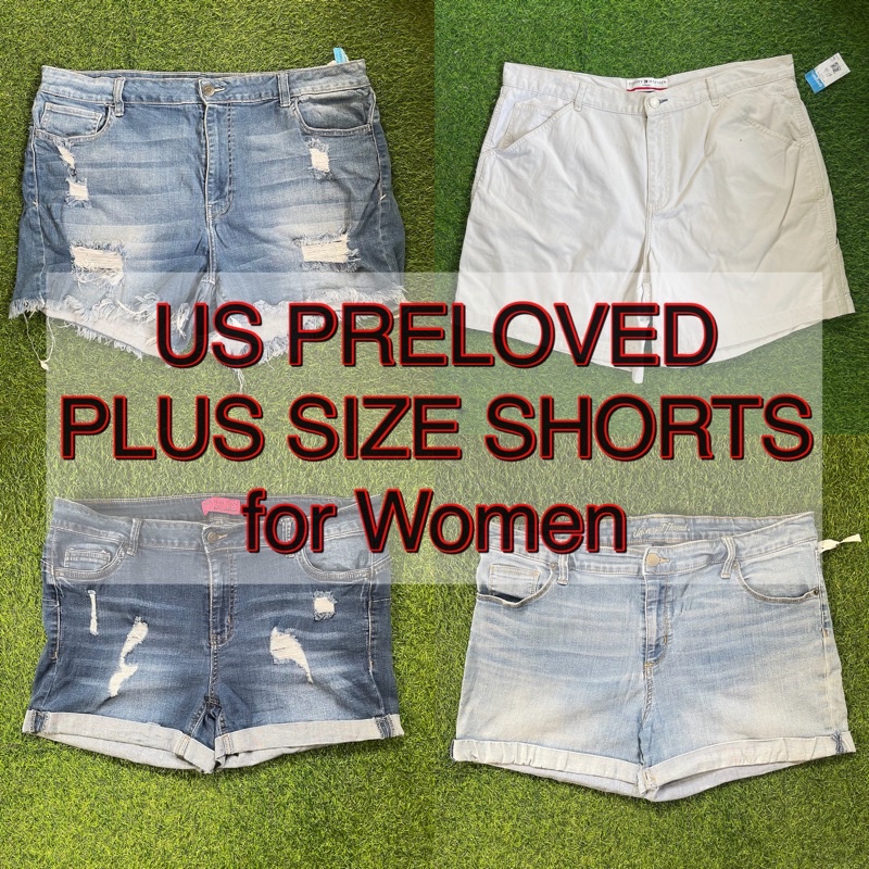 PLUS SIZE SHORTS for WOMEN (US PRELOVED) | Shopee Philippines