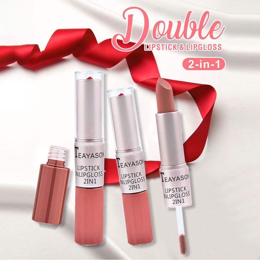 Double Head Matte Lipstick Liquid | Shopee Philippines