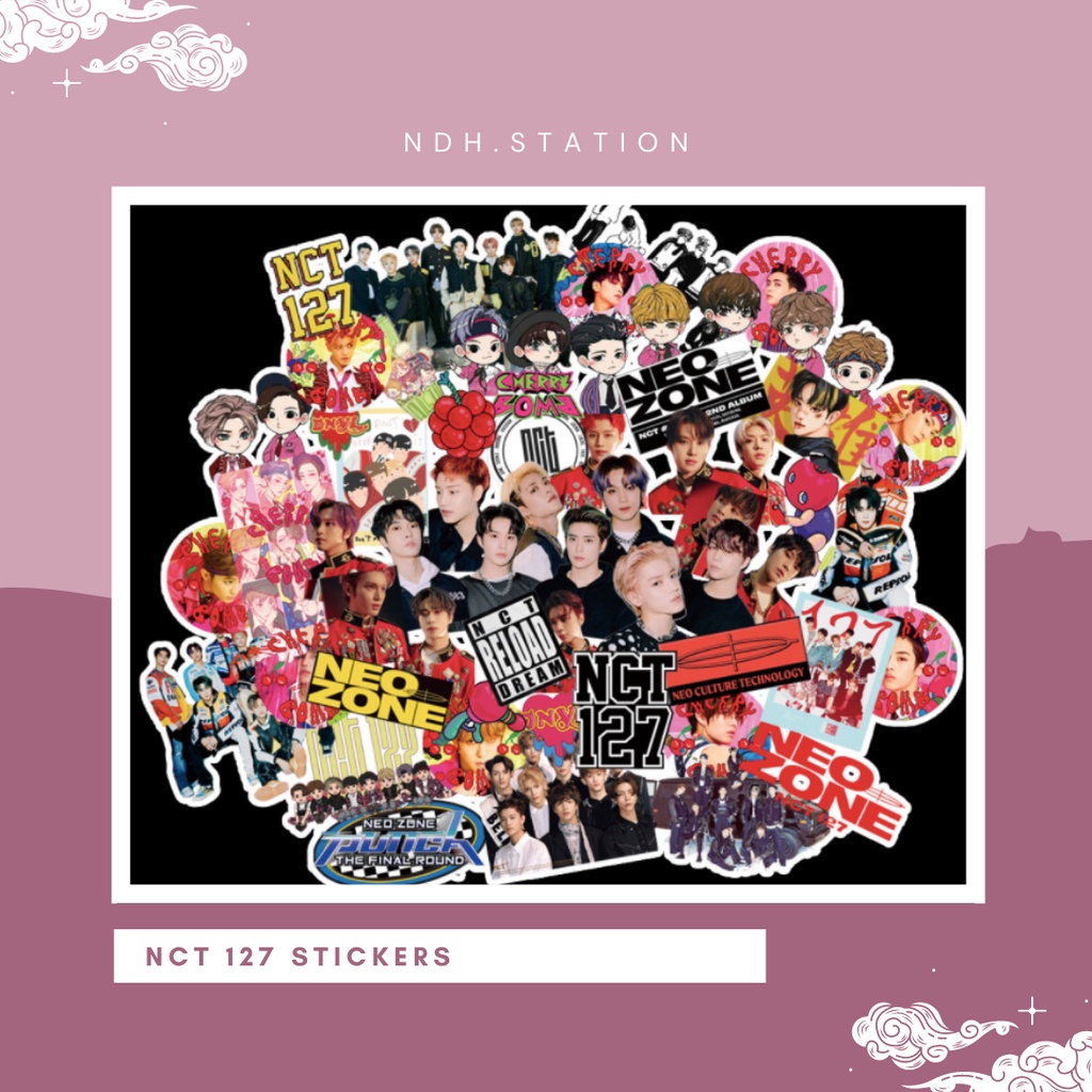 NCT 127 Kpop Stickers NCT 127 Stickers Kpop Stickers Mark Kpop Stickers ...