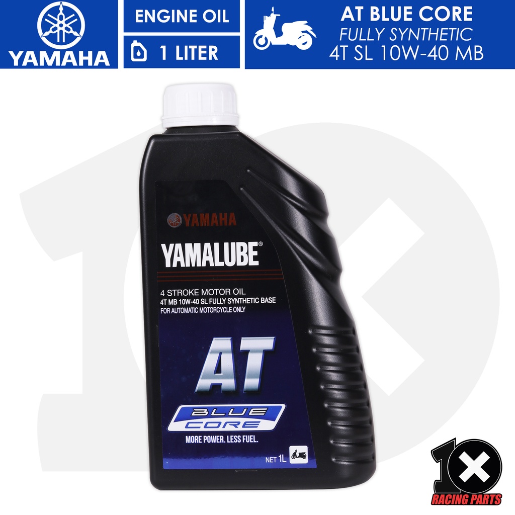 YAMALUBE Engine Oil AT Blue Core 1 Liter 4T SL 10W-40 MB Fully ...