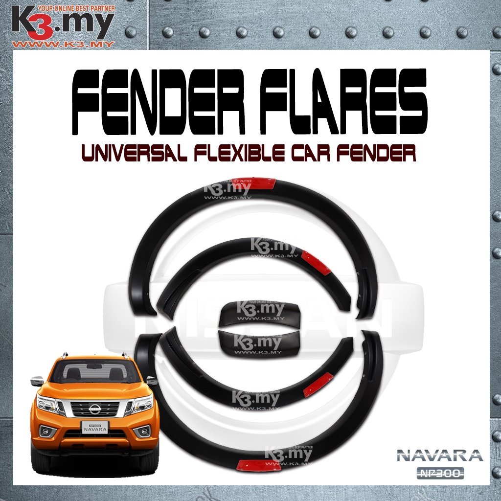 Nissan Navara Np300 Pro 4x PP Fender Arch Flare Flares Cover Matt Black ...