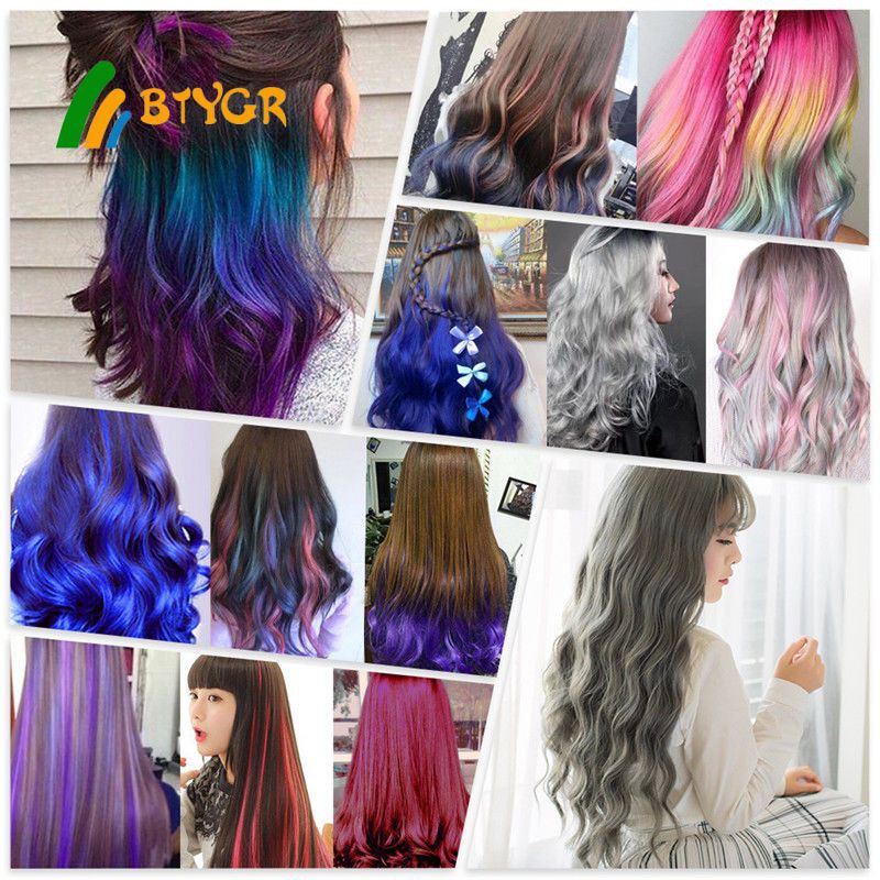 Anti-static Temporary Hair Color Hair Dye Hair Styling Wax Easy ...