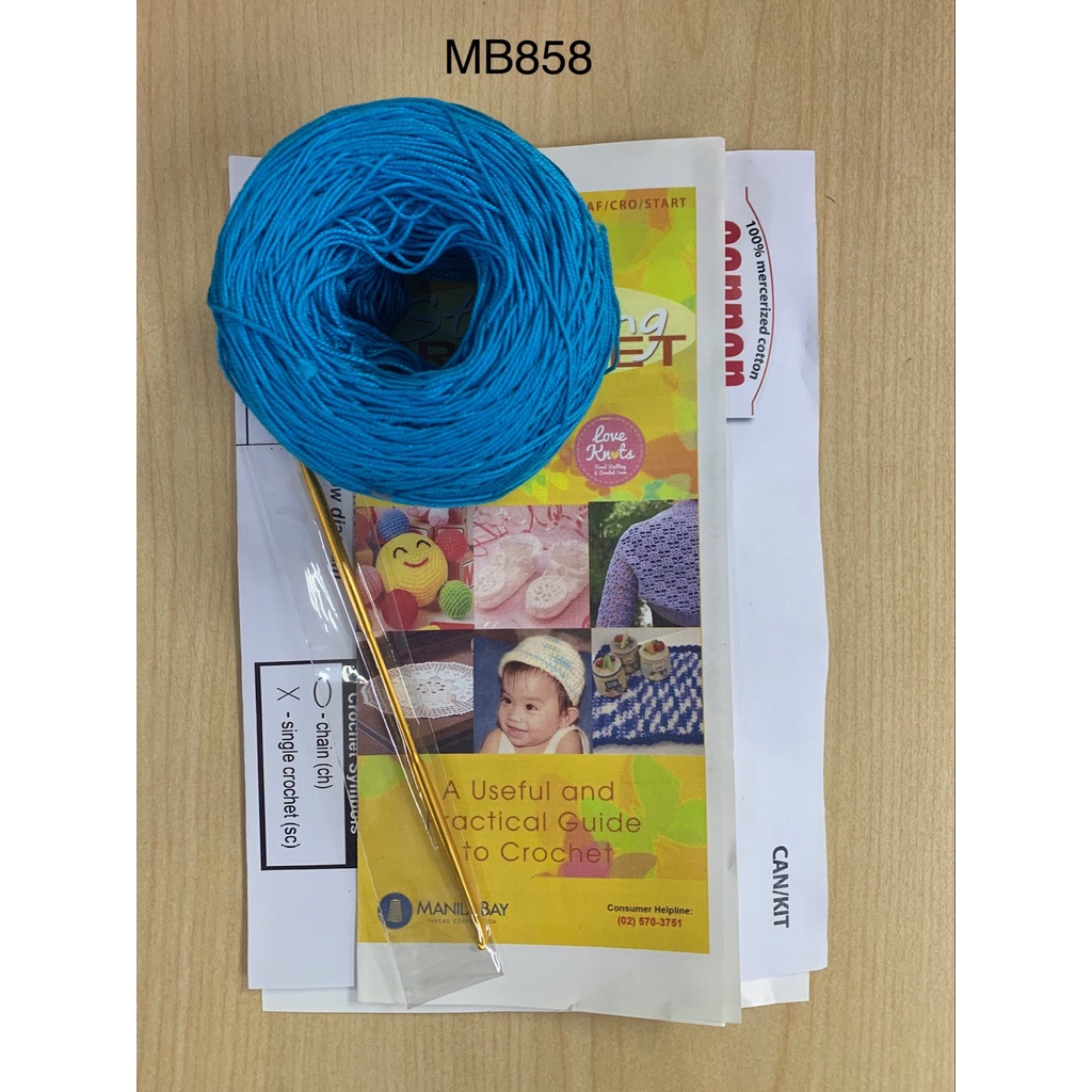 Cannon Mercerized Cotton Crochet Kit | Shopee Philippines