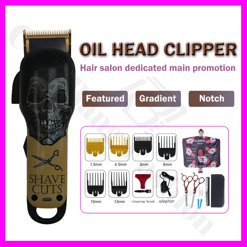 Graffiti Retro Oil Head Clipper Engraving Clipper Professional Hair ...