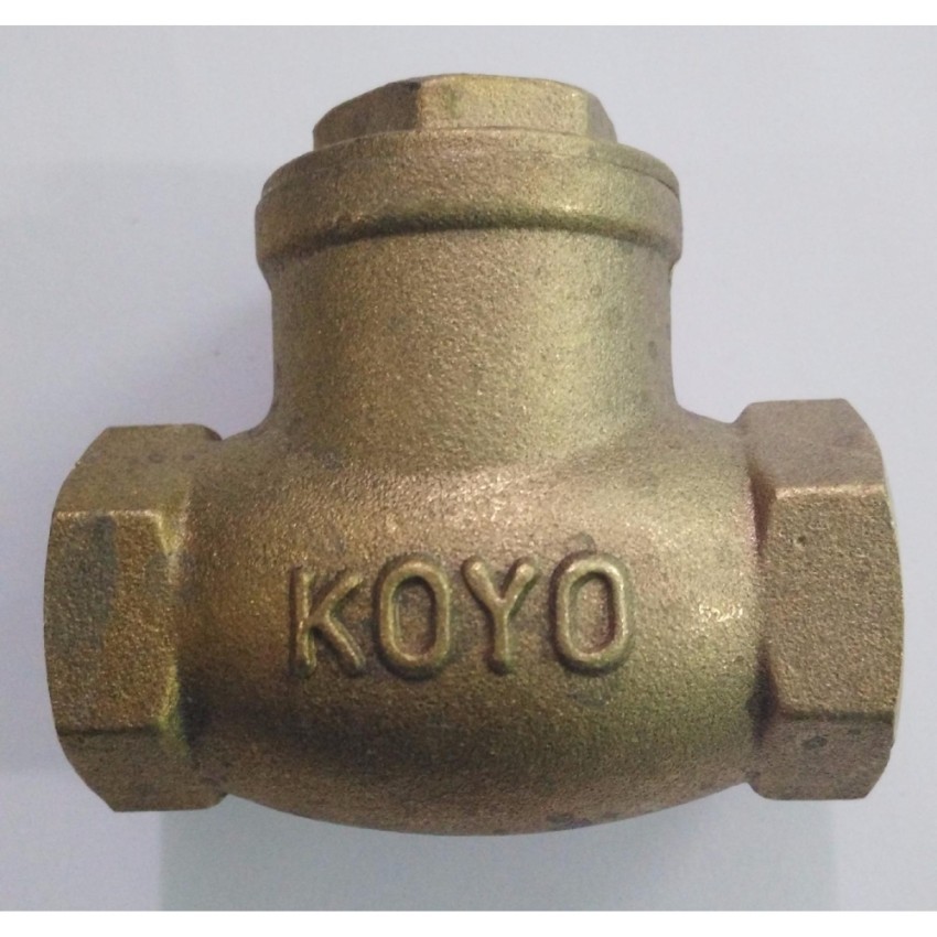 KOYO BRASS CHECK VALVE 1/2'' | Shopee Philippines