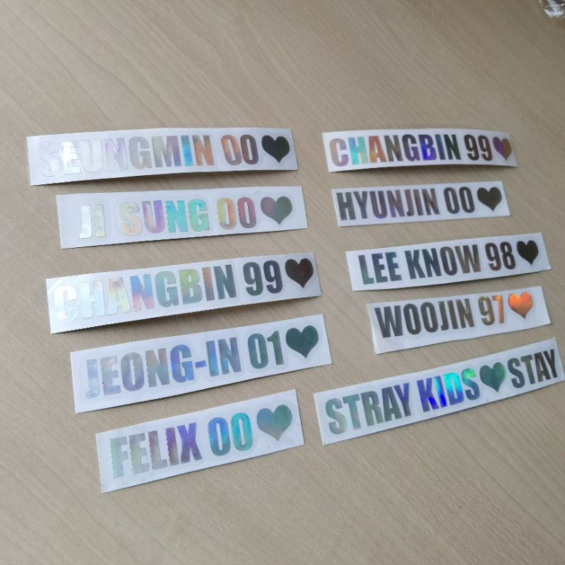 Stray Kids [Name] Decal Stickers Nachibong Stay by twobarehands ...