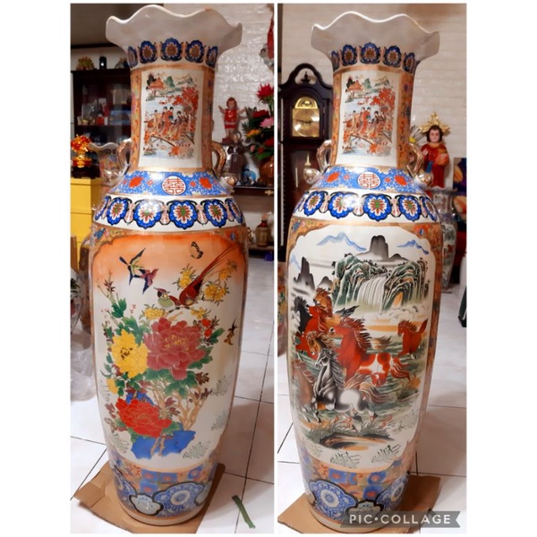 Oriental Porcelain Vase 42nches one piece | Shopee Philippines