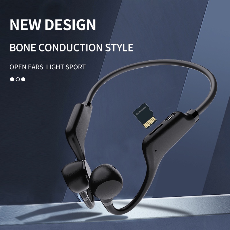 Premium Bone Conduction Headphones Bluetooth 5.2,Wireless Open Ear ...