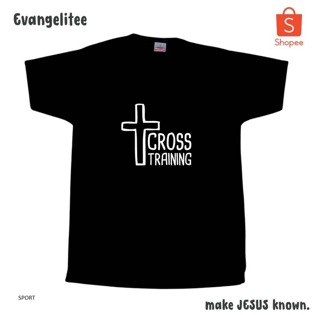 CHRISTIAN STATEMENT GYM SHIRT DRIFIT ( CROSS TRAINING ) | Shopee ...
