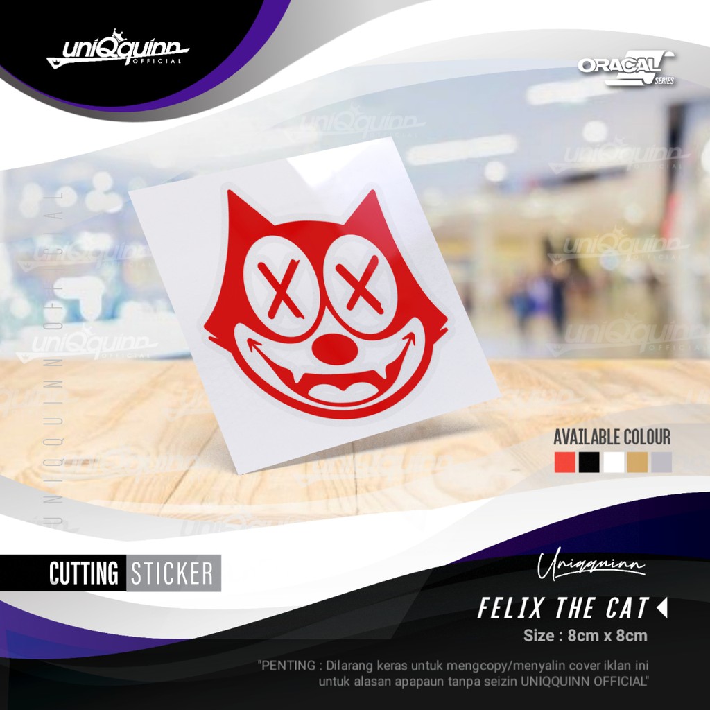 UQ Felix The Cat Sticker 02 | Cutting Sticker Felix The Cat ...