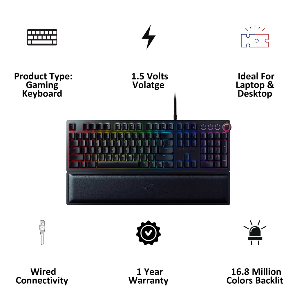 Razer Huntsman Elite-Linear Optical Switch Keyboard | Shopee Philippines