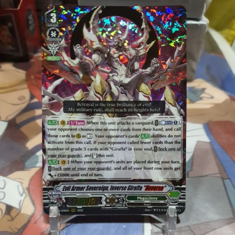 EVIL ARMOR SOVEREIGN, INVERSE GIRAFFA "REVERSE" RRR DVS05 CARDFIGHT ...