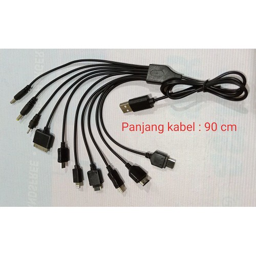 10 in 1 Octopus Squid USB Charger Cable - Long | Shopee Philippines