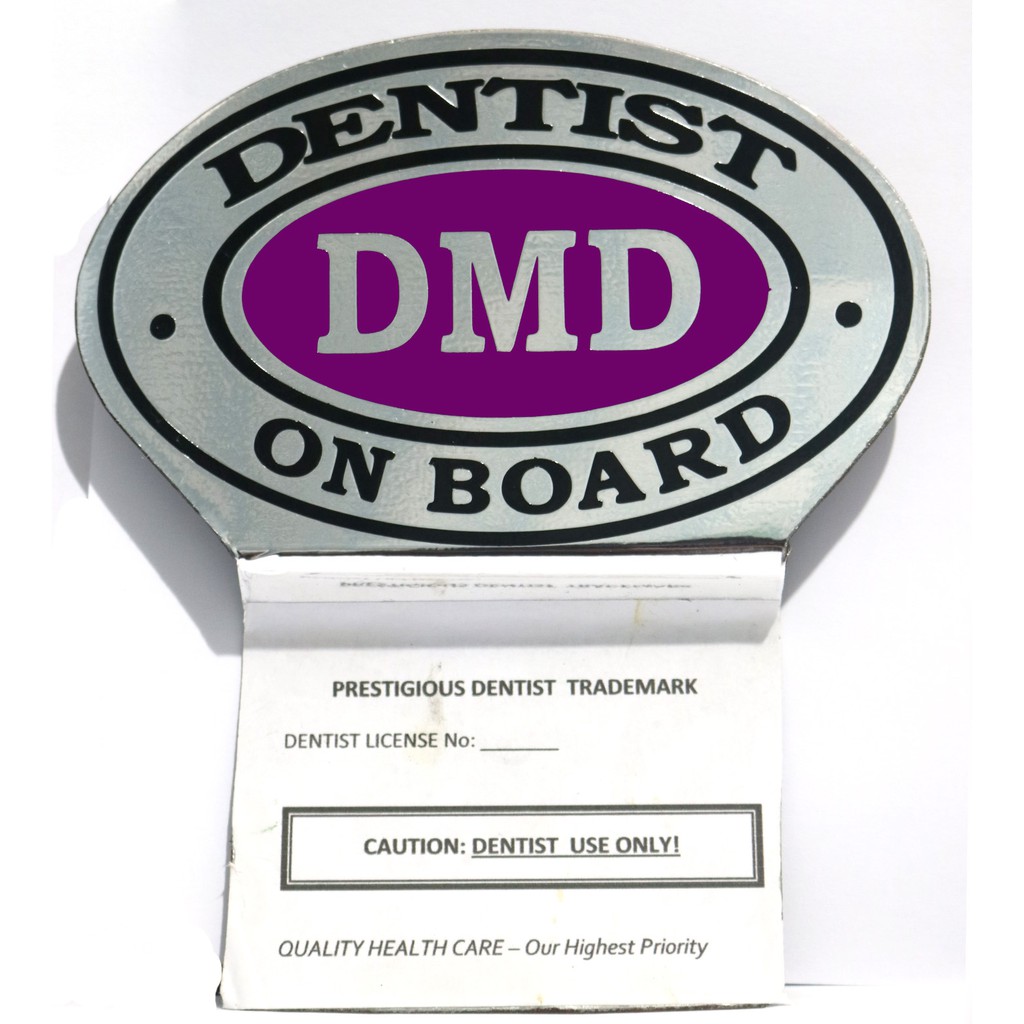 DENTIST DMD EMBLEM (VIOLET) | Shopee Philippines
