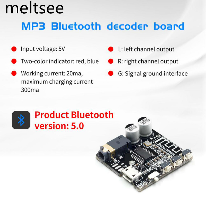 VHM-314 V.20 Bluetooth Audio Receiver board Bluetooth 5.0 mp3 lossless ...