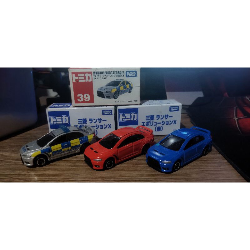 Tomica Mitsubishi Lancer Evolution X Set | Shopee Philippines