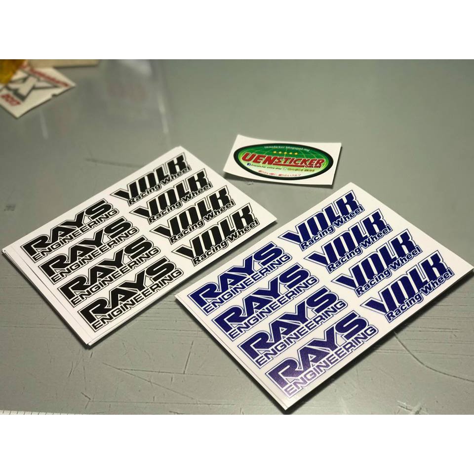RIM STICKER RAYS VOLK RACING TE37 | Shopee Philippines
