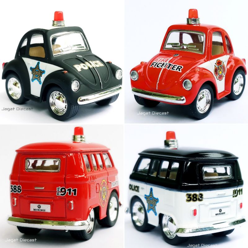 Kinsfun Choro Volkswagen Little Van and Little Beetle Serie VW Kombi VW ...