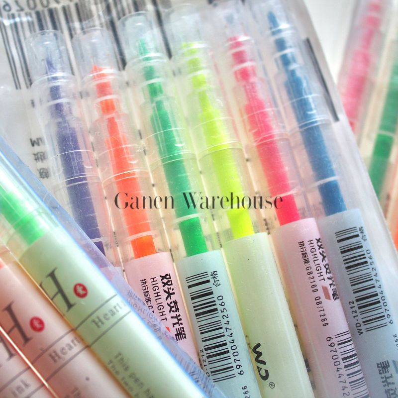 [GW] Stabilo Highliter Neon Double Sided School Cute Cute Korean ...