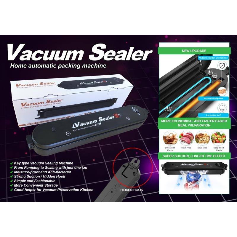 New Vacuum Plastic Sealer Machine TYS-08 | Shopee Philippines