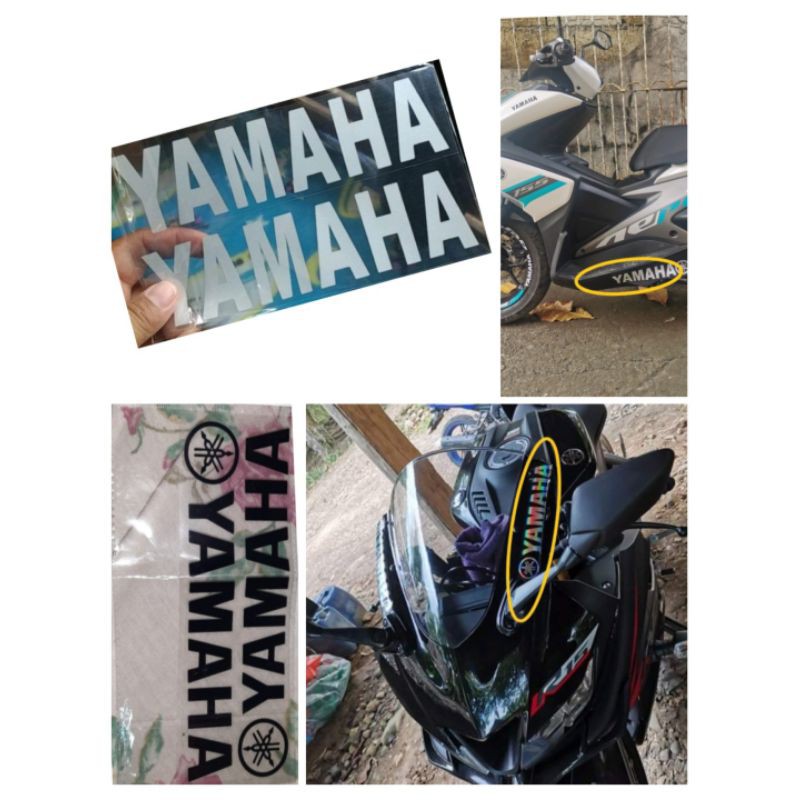 Yamaha Sticker logo name 2 pairs | Shopee Philippines