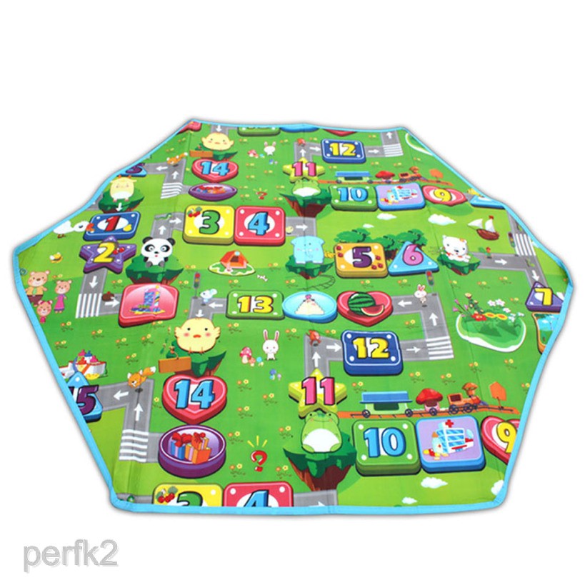 Hexagonal Cartoon Crawling Carpet Playmat Toy Early Learning | Shopee ...