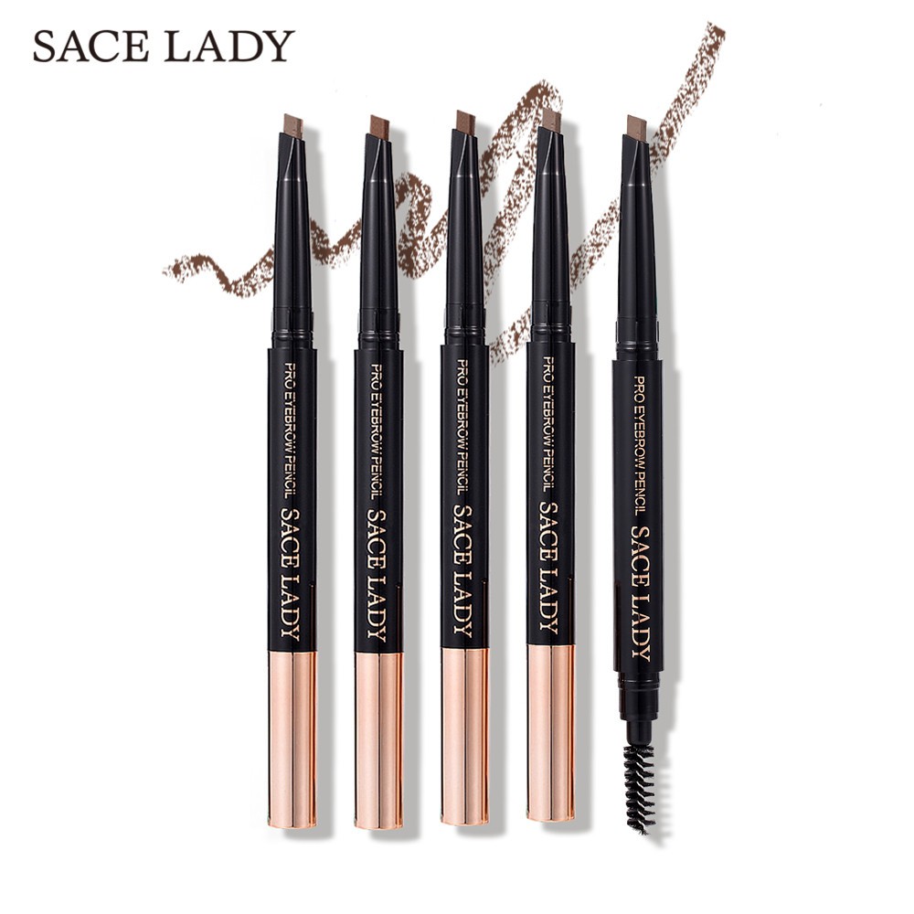 SACE LADY Eyebrow Pencil Long Lasting Waterproof Natural Brow Shaping ...