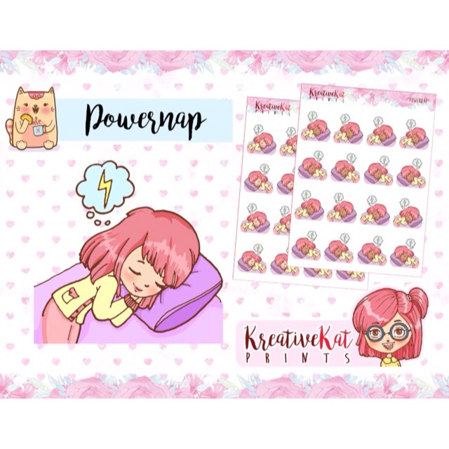 Planner Stickers - POWERNAP | Shopee Philippines