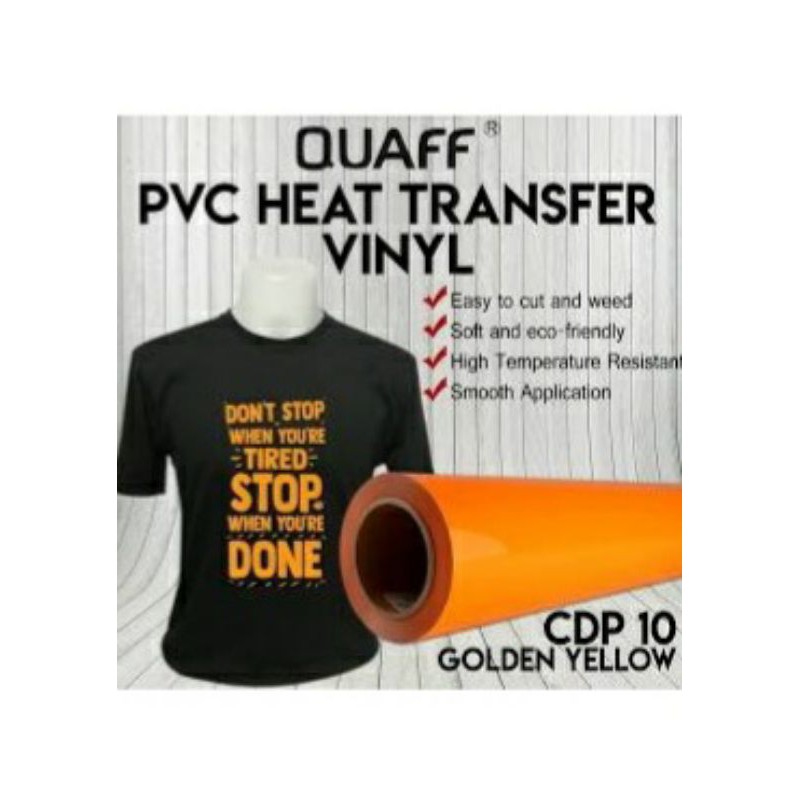 T-Shirt Vinyl QUAFF CDP-DP HEAT TRANSFER VINYLSold per Roll | Shopee ...