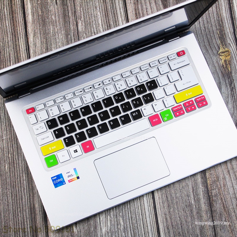 Silicone Laptop Keyboard Cover Skin Protector For Acer Aspire 5 A514-52 ...