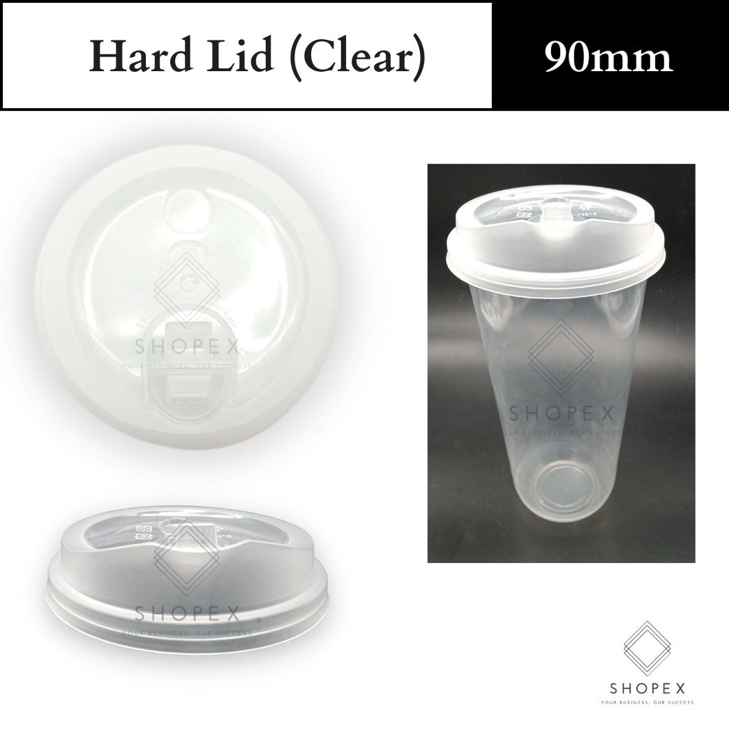 Strawless Hard Lid 90MM for slim cup hard cup / Hard Milk Tea Cups ...