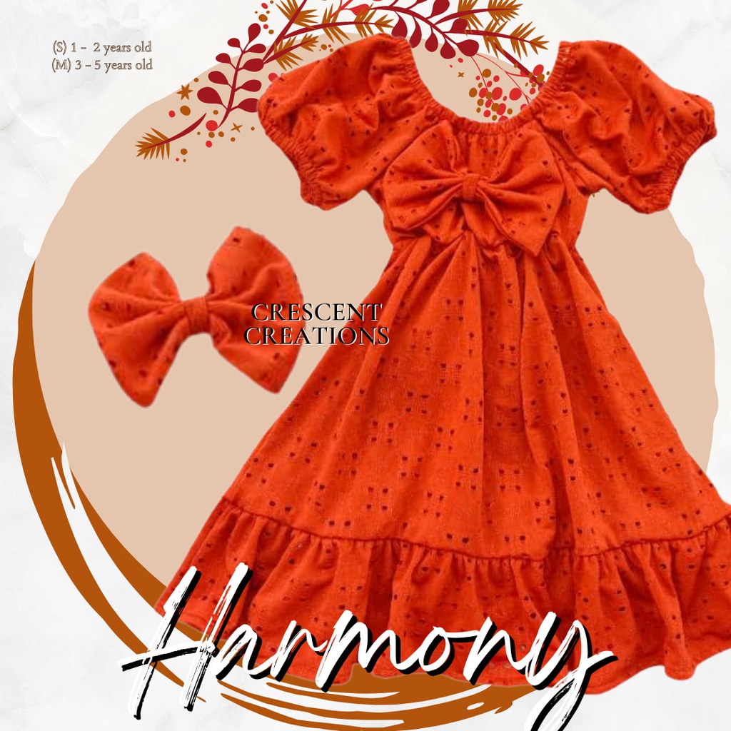 Eyelet ribbon Puff Puffy Kids wear Infant Baby Fashion Summer Dress ...