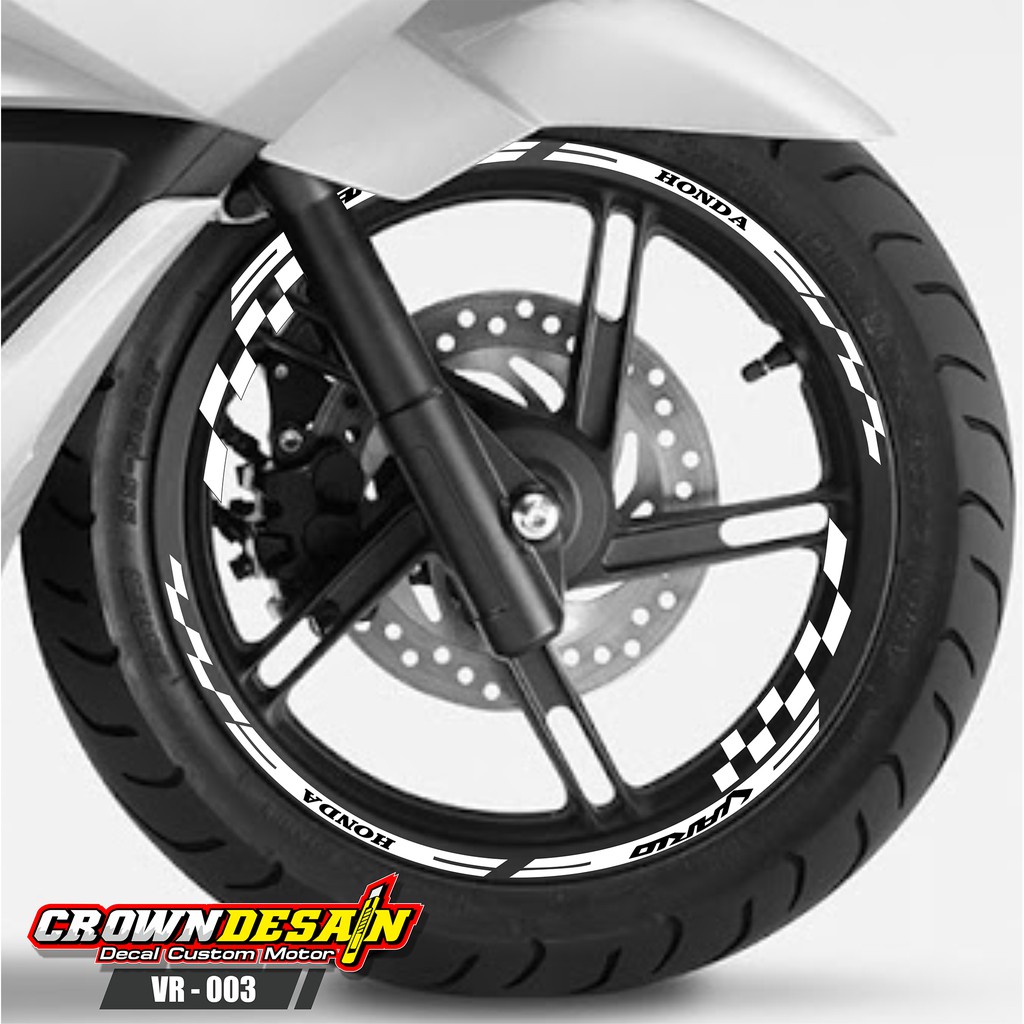 PUTIH Decalmotor sticker Rim sticker velk vario 150 sticker Rim sticker ...