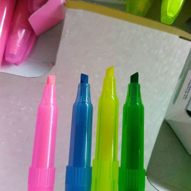 Double a highlighter pen (12 pieces per box) | Shopee Philippines