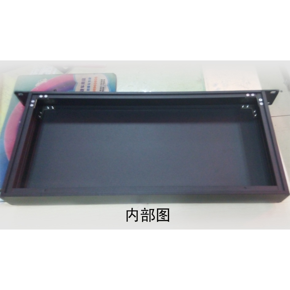 1U aluminum front panel power amplifier case, DIY case, iron and ...