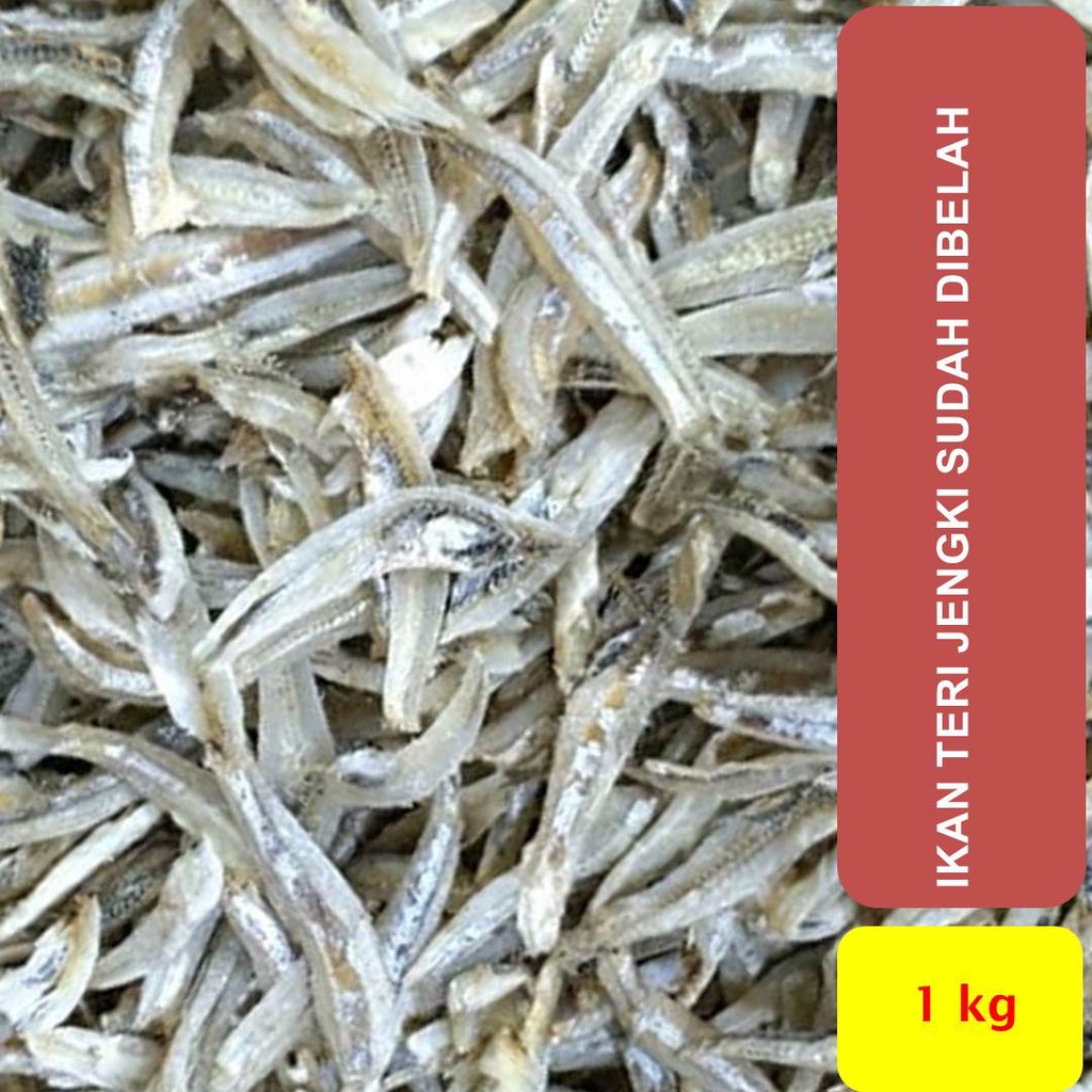 Jengki Split Anchovy Salted Fish 1000 Grams | Shopee Philippines