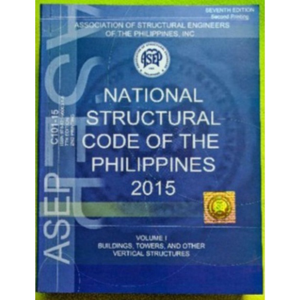 NATIONAL STRUCTURAL CODE OF THE PHILIPPINES 2015 | Shopee Philippines