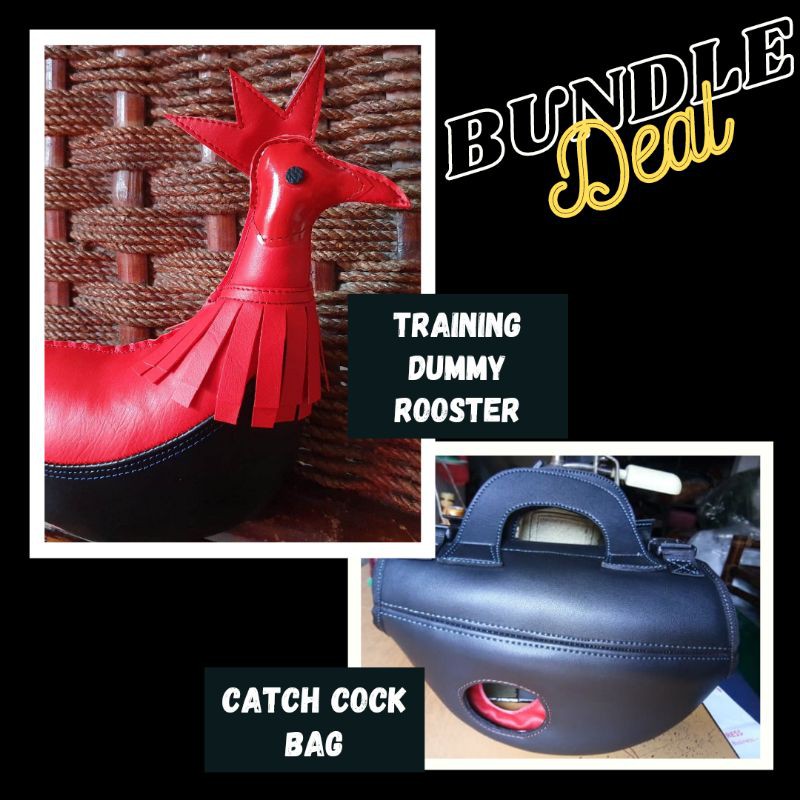 DUMMY ROOSTER + CATCH COCK BAG BUNDLE!!! | Shopee Philippines