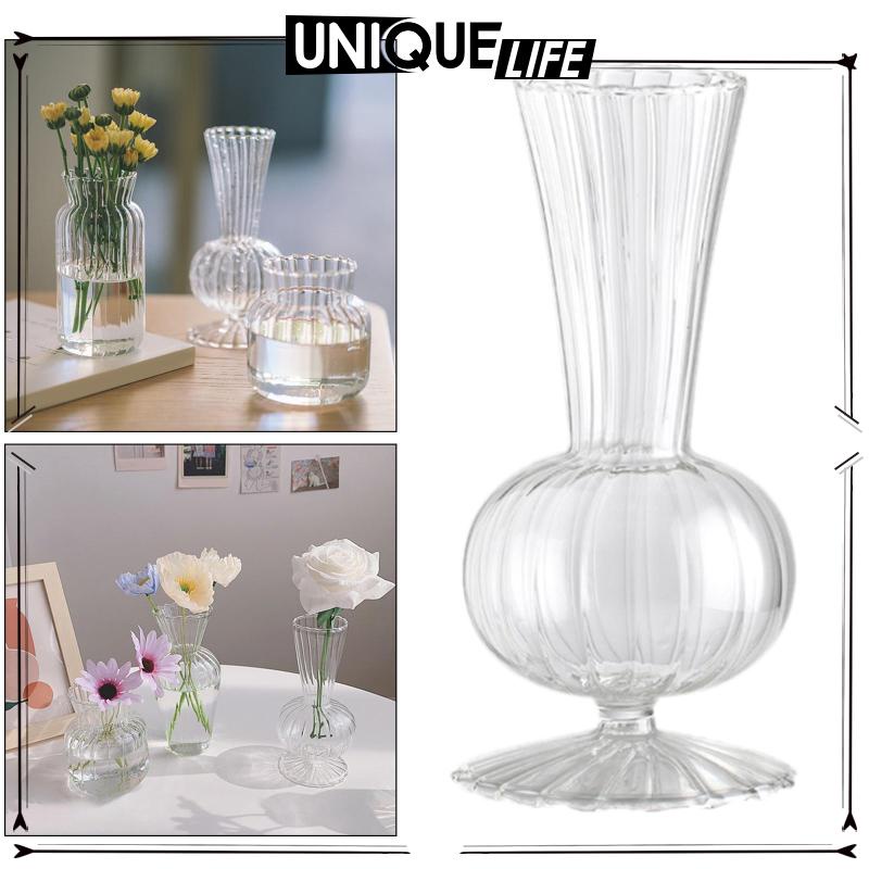 Clear Glass Flower Vase Jar Table Floral Display Decor | Shopee Philippines