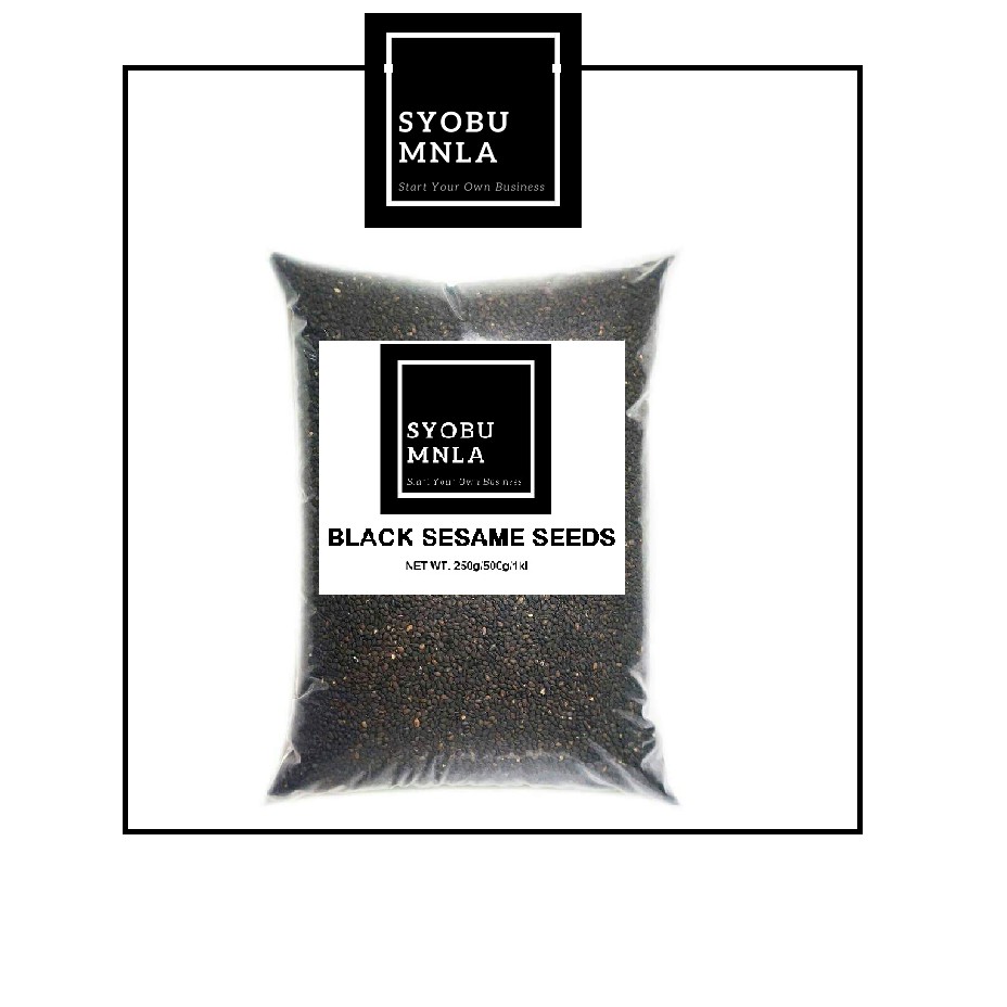Syobu Black Sesame Seeds (250g,500g,1kl) | Shopee Philippines