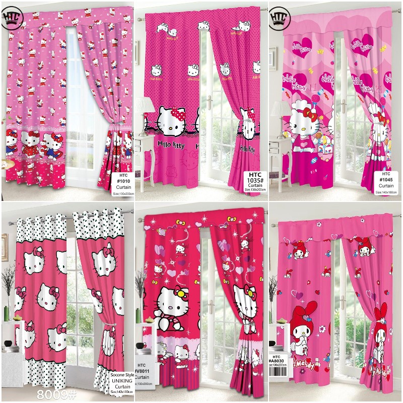 Hello Kitty 130*200cm Curtain sale for window girl kid New Room ...