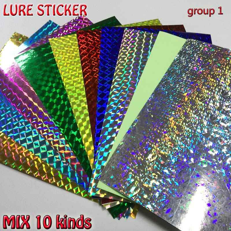 (10pcs)Self-adhesive Hologram Sticker Paper a4 140GSM Support UV/Laser ...